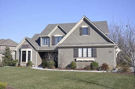 美国人家园建造住房财产房地产住宅建筑学院子建筑房子邻里高清图片下载-正版图片321080024-摄图网