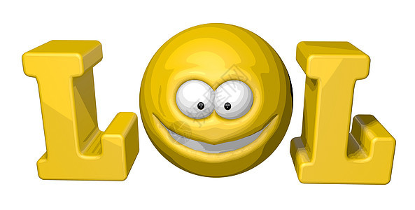 OLL 符号插图电脑互联网字母情感网络俚语表情黄色微笑高清图片下载-正版图片321196869-摄图网
