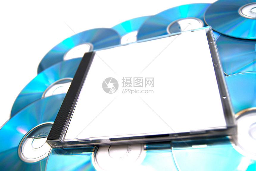 磁盘上的 cd 盒高清图片下载-正版图片321200369-摄图网