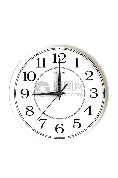 白色时钟显示 9 00 孤立高清图片下载-正版图片321293917-摄图网