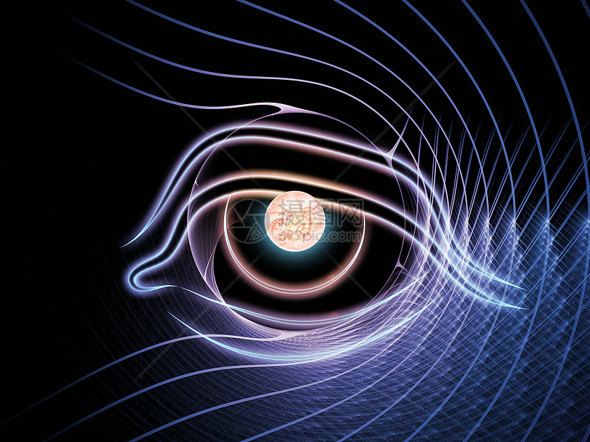 分形视觉抽象圆圈作品辉光墙纸圆形中心眼睛手表鸢尾花虚拟现实高清图片下载-正版图片321307252-摄图网