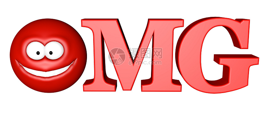含微笑的omg高清图片下载-正版图片321381394-摄图网