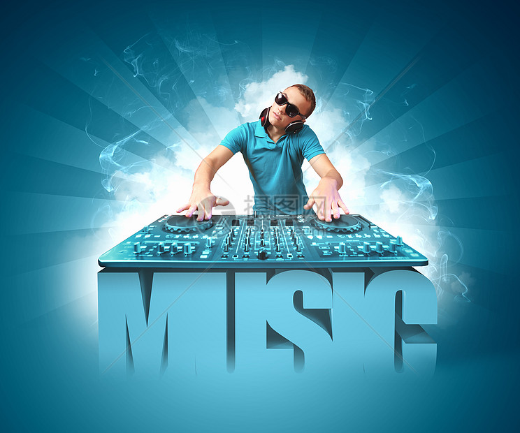 dj 和混音器韵律光盘派对混合器体积技术立体声展示音频耳机高清图片下载-正版图片321487100-摄图网