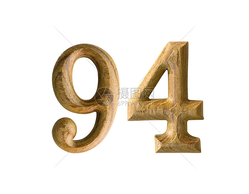 木制数字 94高清图片下载-正版图片321499362-摄图网