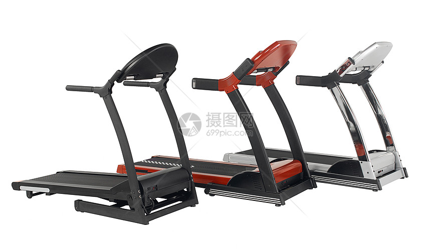 TreadMill 白色孤立的运行行走练习工具综合跑步控制板指标面板机器力量重量数字训练高清图片下载-正版图片321505095-摄图网