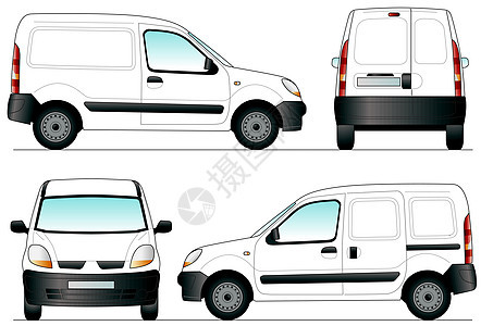Van 交付模板车辆商业旅行送货卡车风俗推介会插图食物办公室高清图片下载-正版图片321516756-摄图网