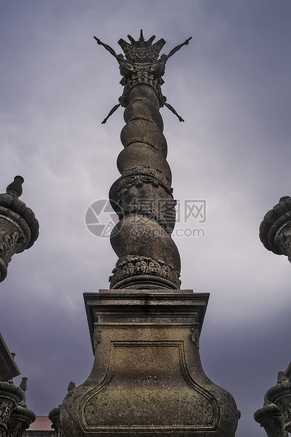 普罗托大教堂的所罗门柱高清图片下载-正版图片321600702-摄图网