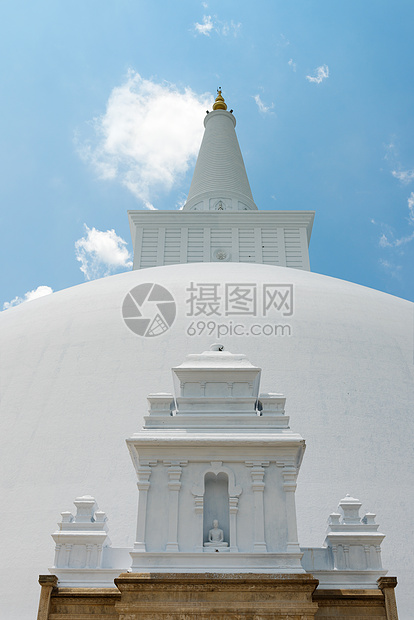 斯里兰卡白神圣的Stupa地标历史佛塔雕塑宝塔艺术信仰蓝色旅行宗教高清图片下载-正版图片321605776-摄图网