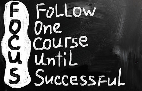 FOCUS概念缩略语写在黑高清图片下载-正版图片504986930-摄图网