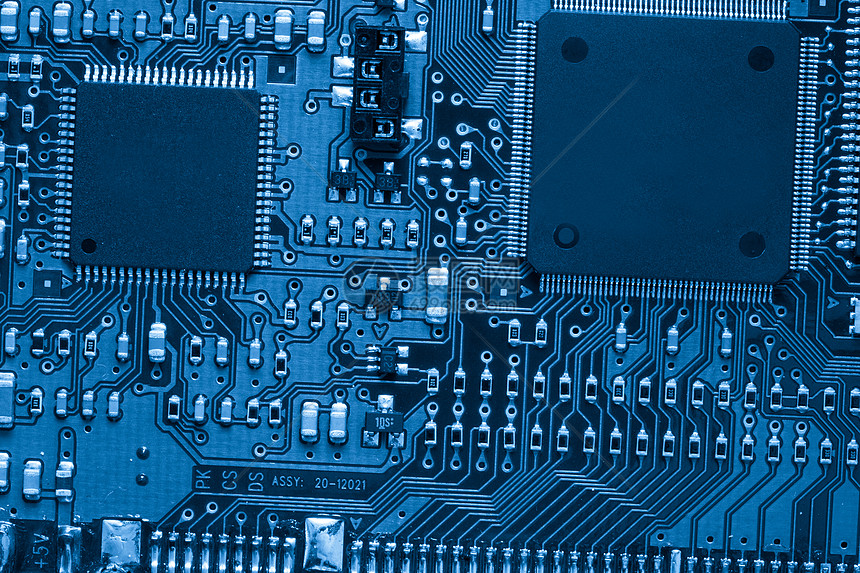 蓝色PCB高清图片下载-正版图片321756009-摄图网