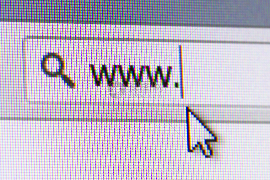 WWWW 文本在地址栏中链接资讯互联网商业博客屏幕网站网址网络食指高清图片下载-正版图片321839278-摄图网