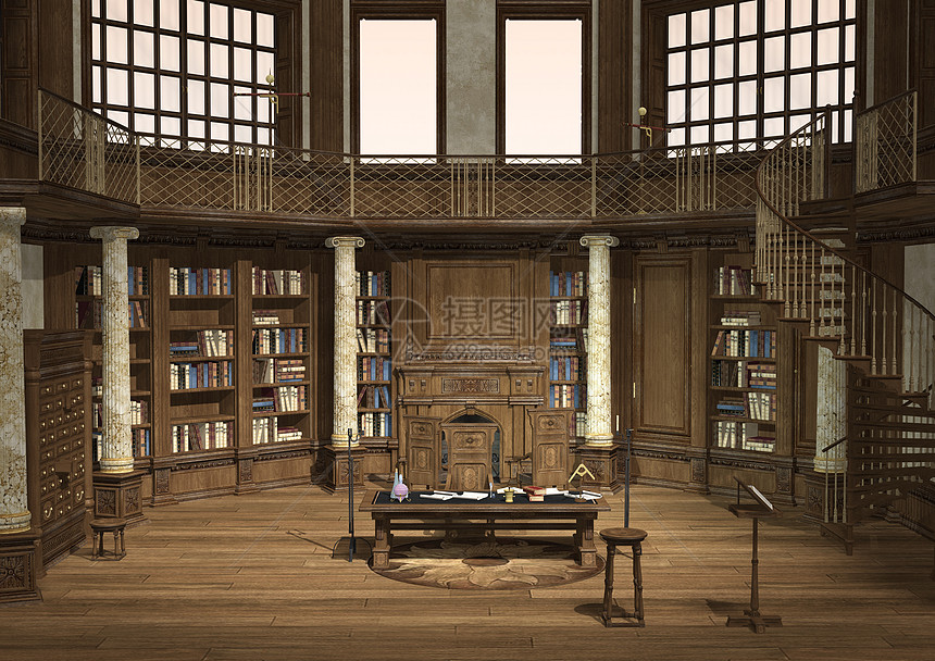 古董图书馆高清图片下载-正版图片321866822-摄图网