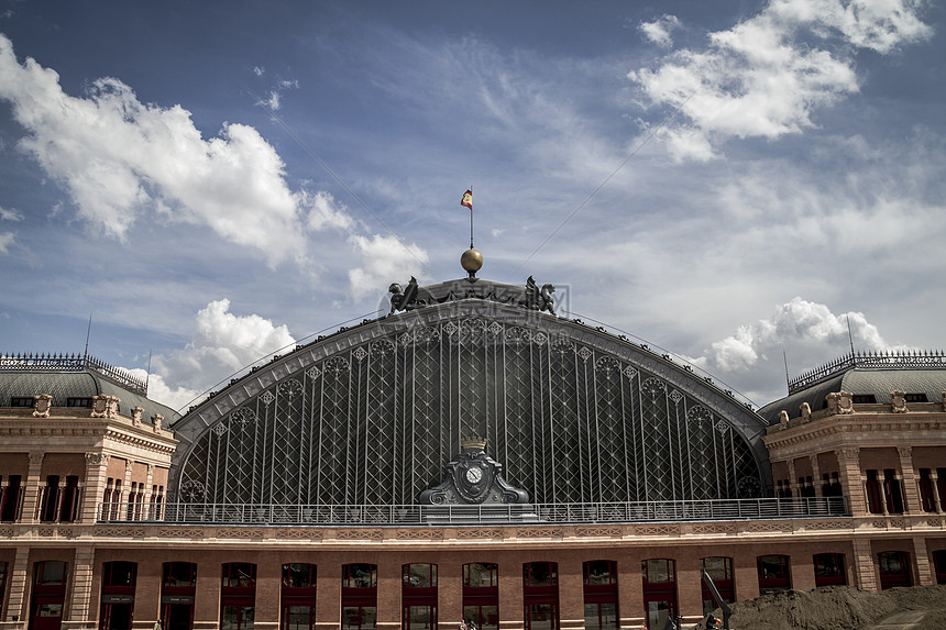 Atocha火车站 马德里市图象 其特点历史性历史旅游游客文化交通建筑建筑学地标房子高清图片下载-正版图片321938711-摄图网