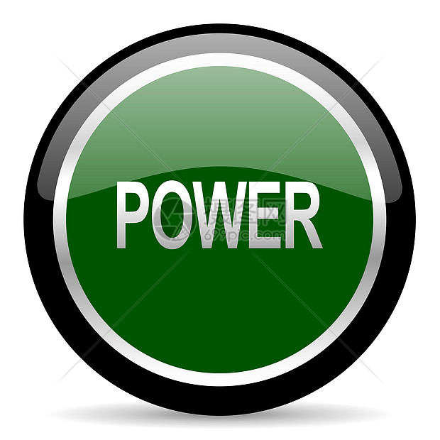 电源图标图标电子圆圈力量技术绿色活力插图按钮网络控制高清图片下载-正版图片322024631-摄图网