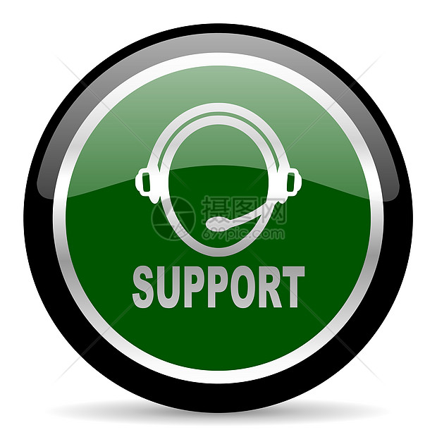 支持图标网络绿色顾问讲话帮助顾客经理按钮插图圆圈高清图片下载-正版图片322024748-摄图网