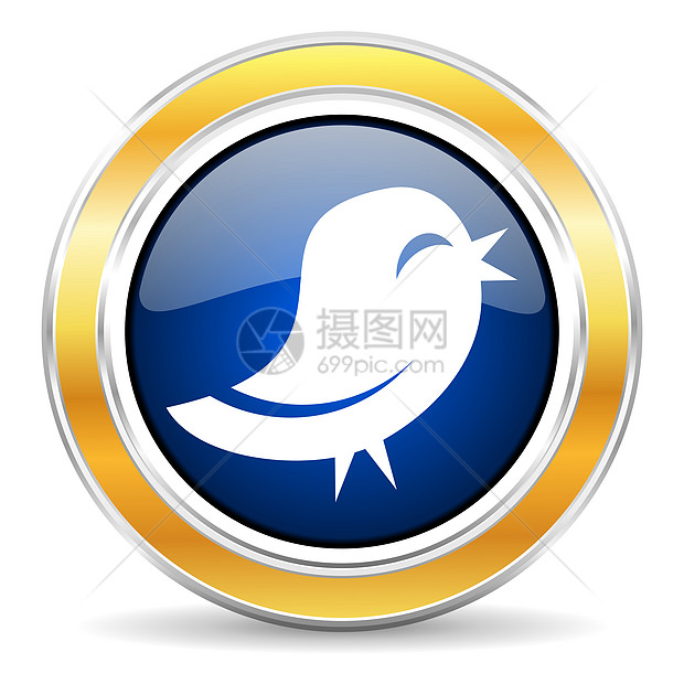 Twitter 图标网络讲话插图讨论按钮卡通片博客动物圆圈演讲高清图片下载-正版图片322039601-摄图网