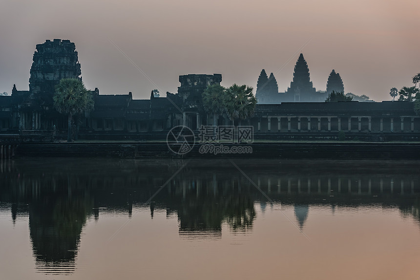 穿越曼波蒂亚河口的 angkor wat全景高清图片下载-正版图片322044625-摄图网
