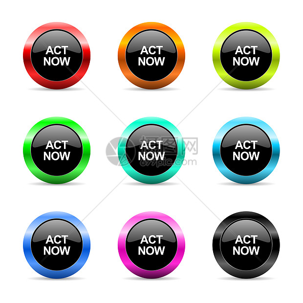 动作现在的 Web 图标集高清图片下载-正版图片322079601-摄图网