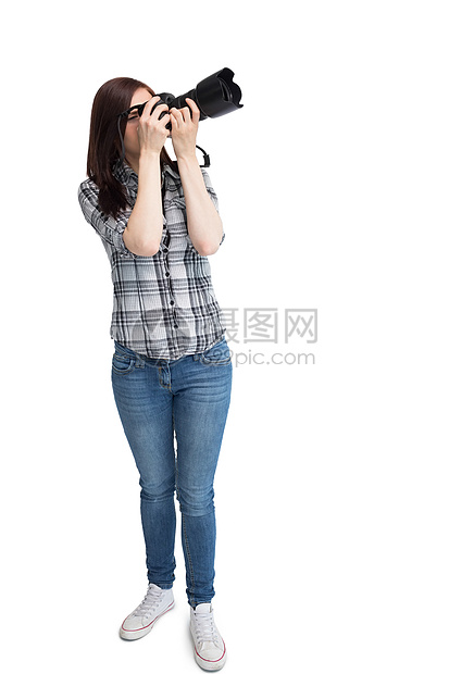 青年临时摄影师照相拍摄工作高清图片下载-正版图片322084948-摄图网