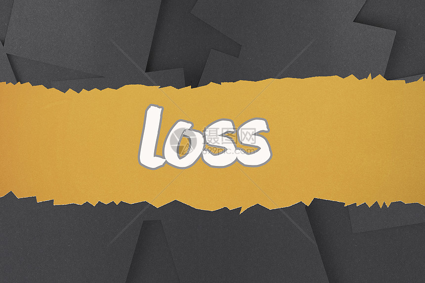 与数字产生的灰纸堆积体相比的损失高清图片下载-正版图片322159992-摄图网