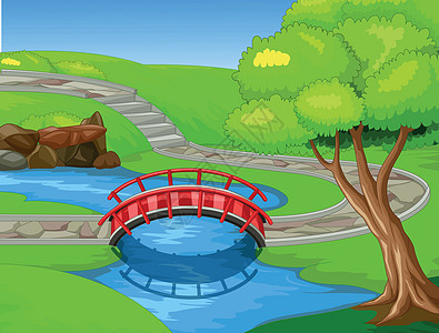桥 卡通图片_桥 卡通素材_桥 卡通高清图片_摄图网图片下载
