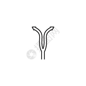 分叉口插画_分叉口卡通_分叉口插图_手绘_板绘_摄图网