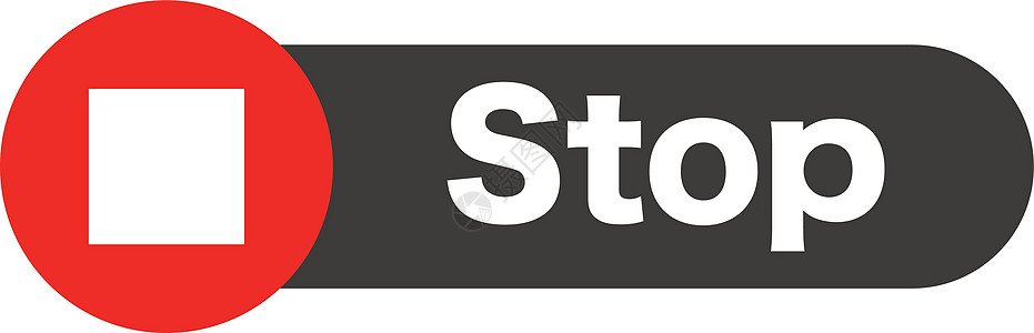 stop插画_stop卡通_stop插图_手绘_板绘_摄图网