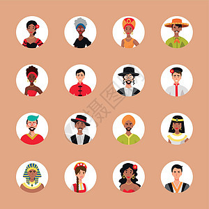 不同女性衣服黑色白色数字概念眼睛种族多样性高清图片下载-正版图片320271959-摄图网