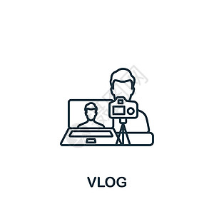 vlog插画_vlog卡通_vlog插图_手绘_板绘_摄图网