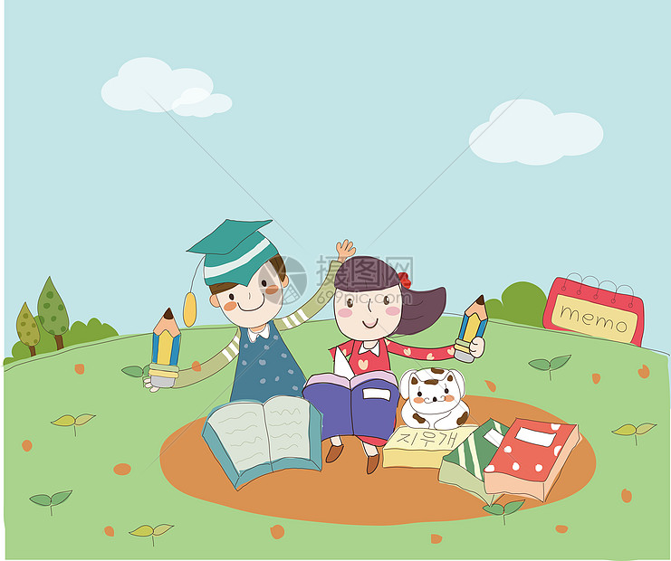 教育插画插画图片下载-正版图片400066606-摄图网
