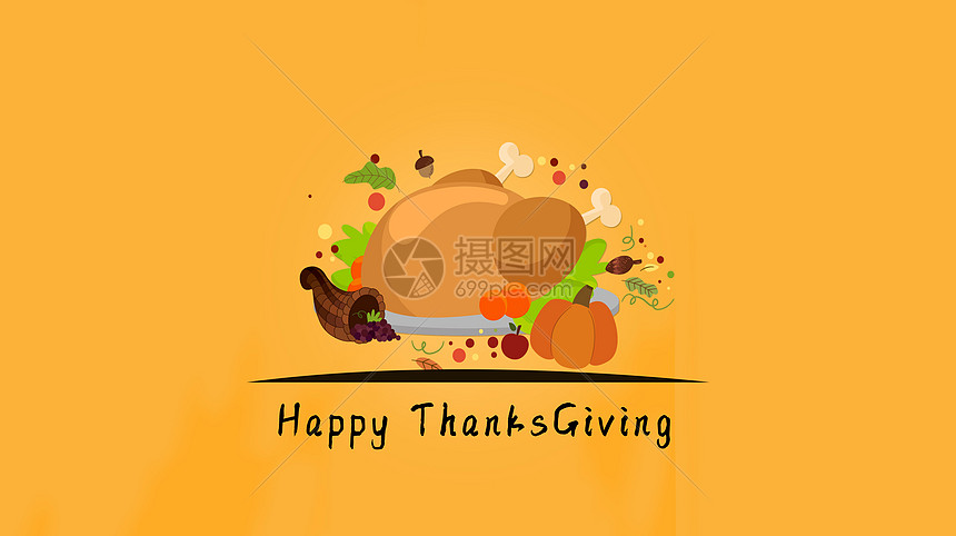 感恩节背景图插画图片下载-正版图片400067803-摄图网
