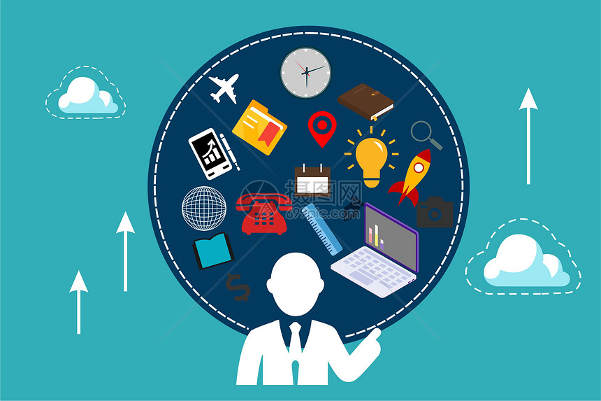 工作图标插画图片下载-正版图片400108853-摄图网