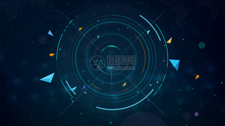 科技感背景插画图片下载-正版图片400143193-摄图网