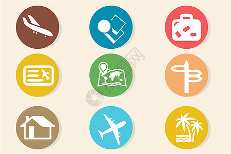 旅游图标插画图片下载-正版图片400245160-摄图网