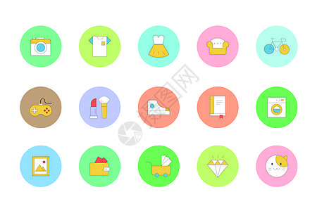 生活用品图标插画图片下载-正版图片400113870-摄图网