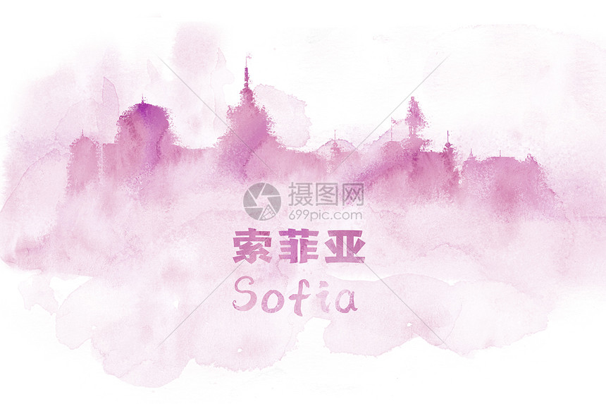 索菲亚水彩手绘插画插画图片下载-正版图片400219175-摄图网