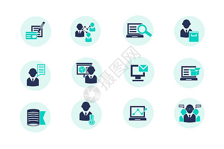 商务人士头像插画图片下载-正版图片400251544-摄图网