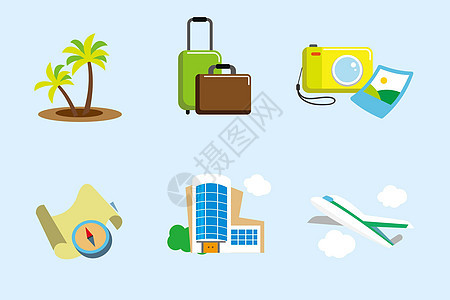 旅游旅行图标icon插画图片下载-正版图片400196467-摄图网
