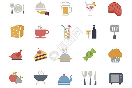 餐饮图标插画图片下载-正版图片400308047-摄图网