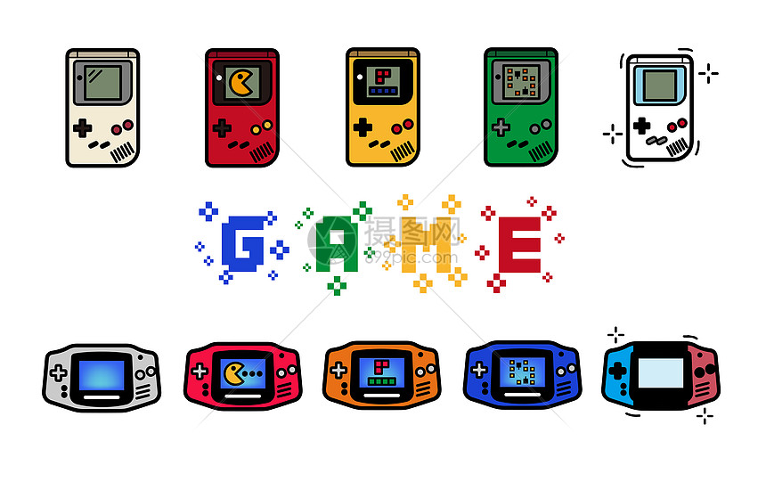 游戏图标插画图片下载-正版图片400313387-摄图网