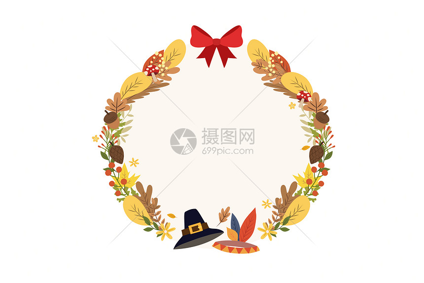 感恩节背景插画图片下载-正版图片400704572-摄图网