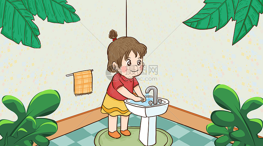世界洗手日插画图片下载-正版图片400716340-摄图网