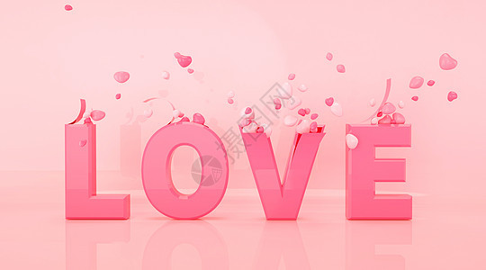 平铺的love字母高清图片下载-正版图片500256257-摄图网