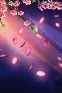 动态花瓣飘落图片-动态花瓣飘落素材图片大全-摄图网