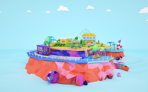 卡通城市空间图片素材-正版创意图片401219566-摄图网