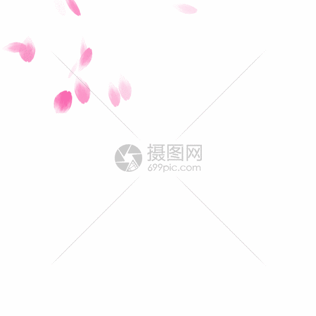 漂浮粉色花瓣GIF动图图片-正版gif素材401307188-摄图网