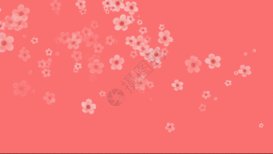 樱花粒子飘落GIF动图图片-正版gif素材401392209-摄图网