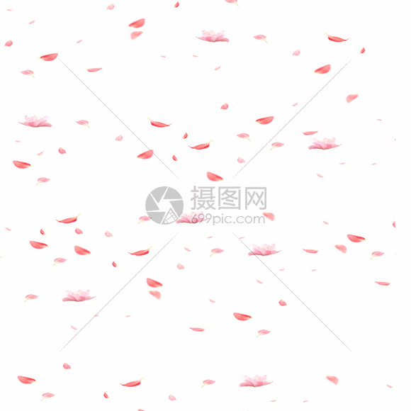 飘落的花瓣gif动图图片-正版gif素材401401981-摄图网