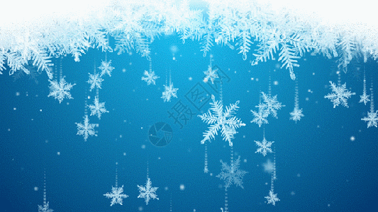 雪花金色GIF动图图片-正版gif素材401410836-摄图网