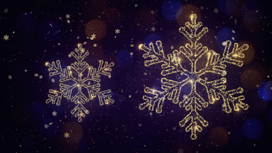 卡通雪花GIF动图图片-正版gif素材401519242-摄图网